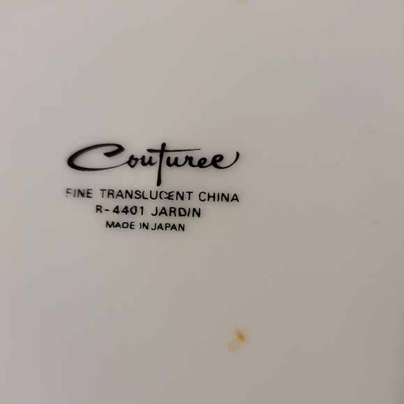 Couturee | Dining | Couturee Fine Translucent China R44 Made In Japan ...